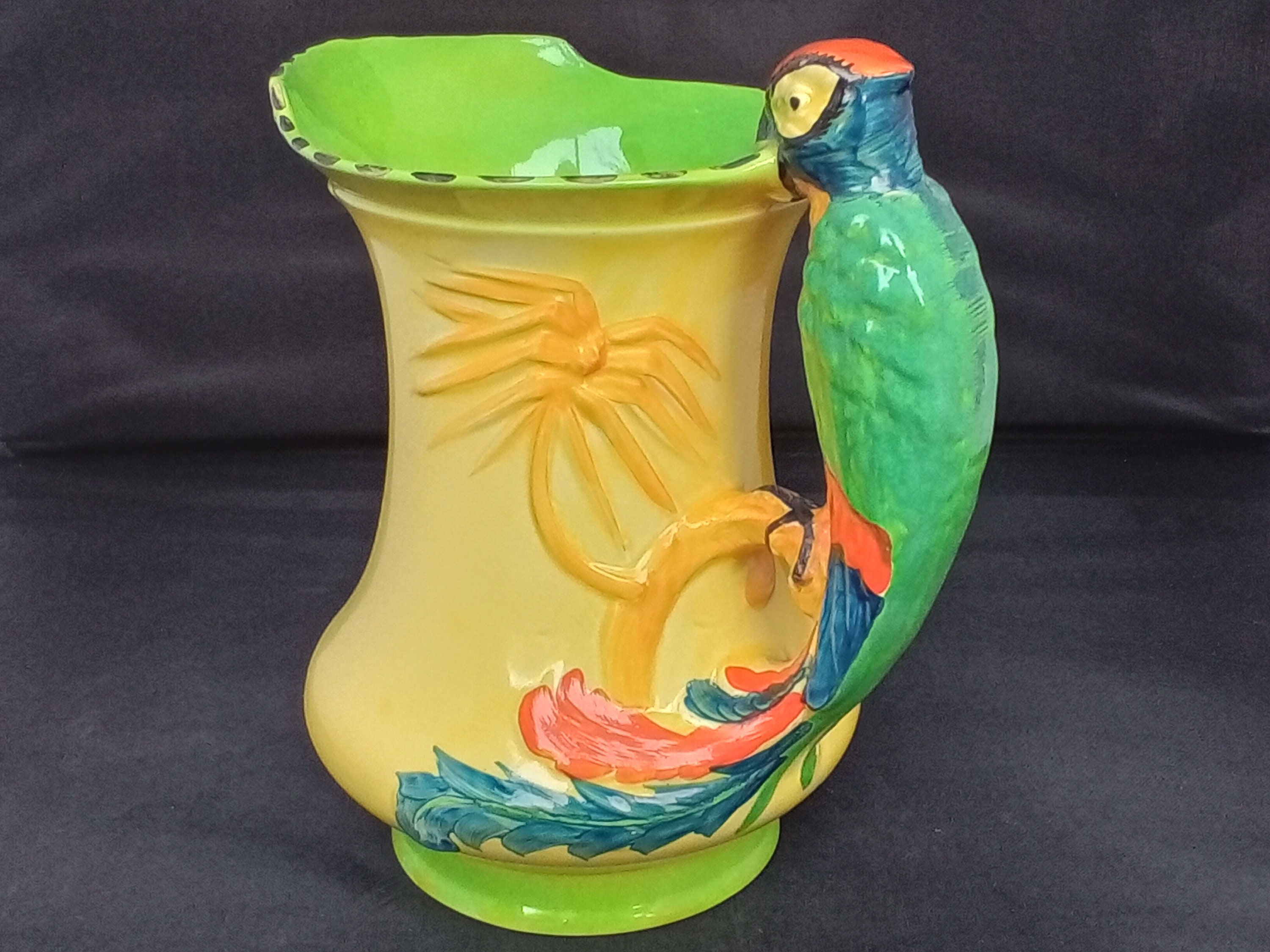 Vintage Burleigh Ware Art Deco Parrot Jug. Vase. Exotic Bird. - Etsy
