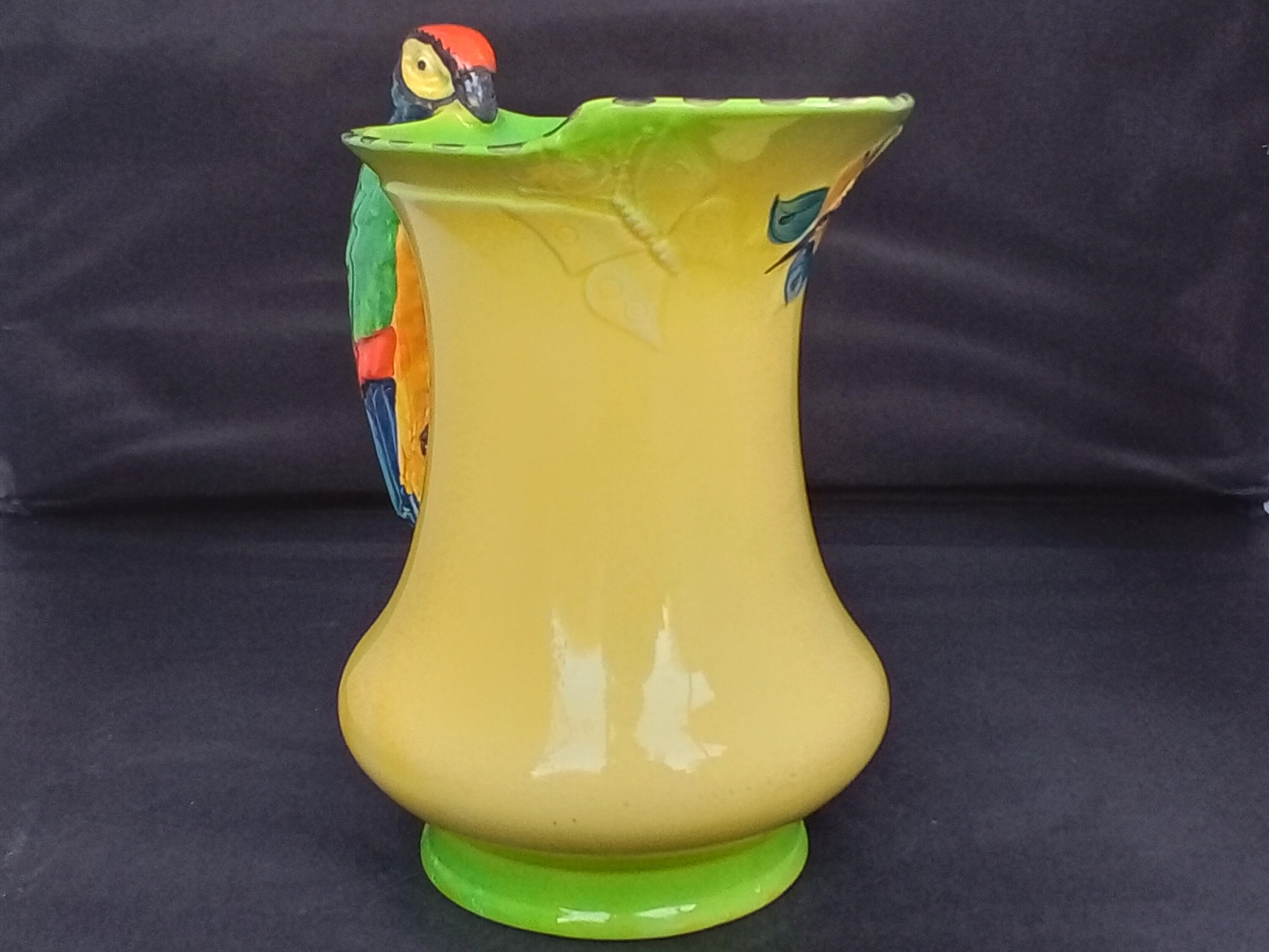 Vintage Burleigh Ware Art Deco Parrot Jug. Vase. Exotic Bird. - Etsy