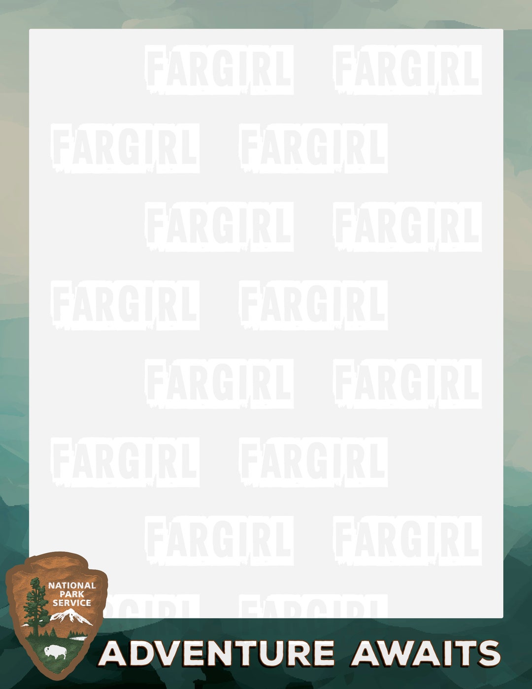 National Parks Letterhead to Print - Etsy