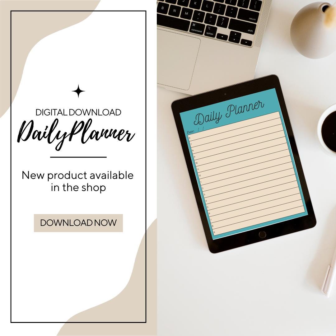 Daily Planner Printable, 5AM-9PM Schedule, Minimalist Day Planner ...