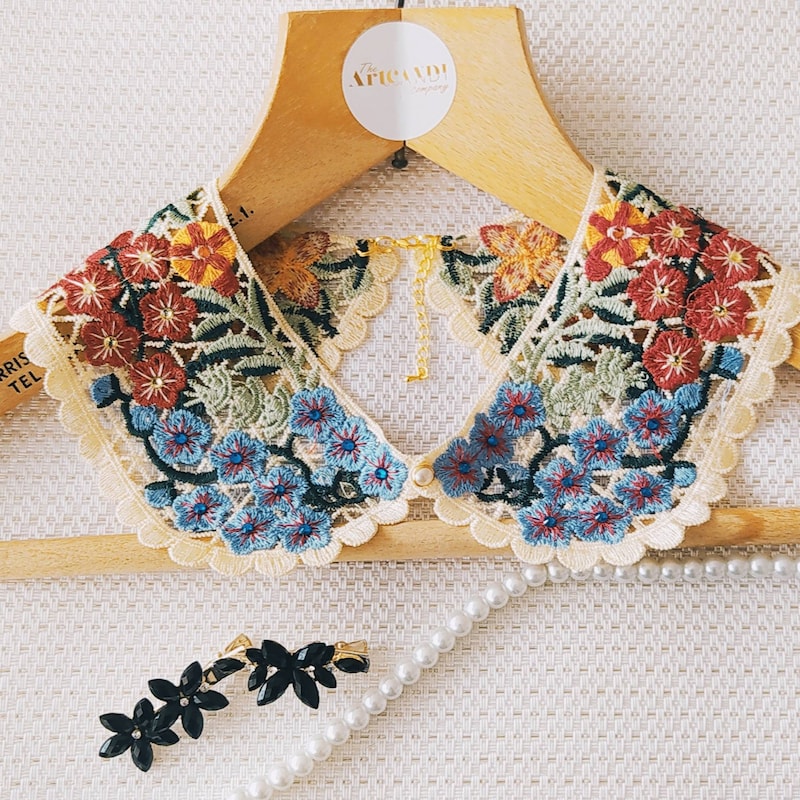 Cream Lace Collar - Etsy