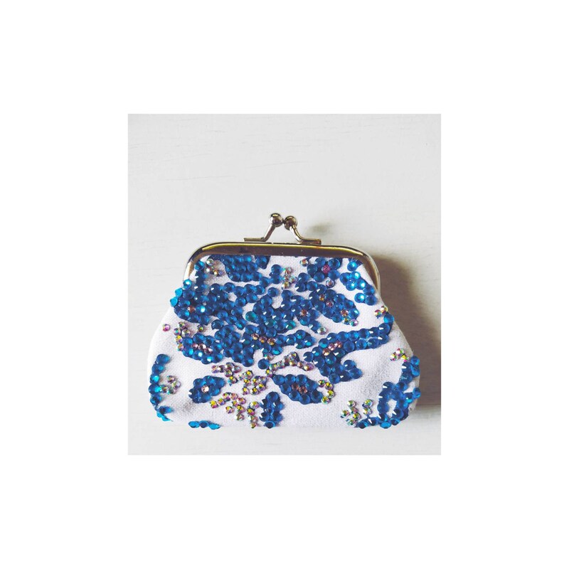 Rhinestone Coin Purses - Etsy UK