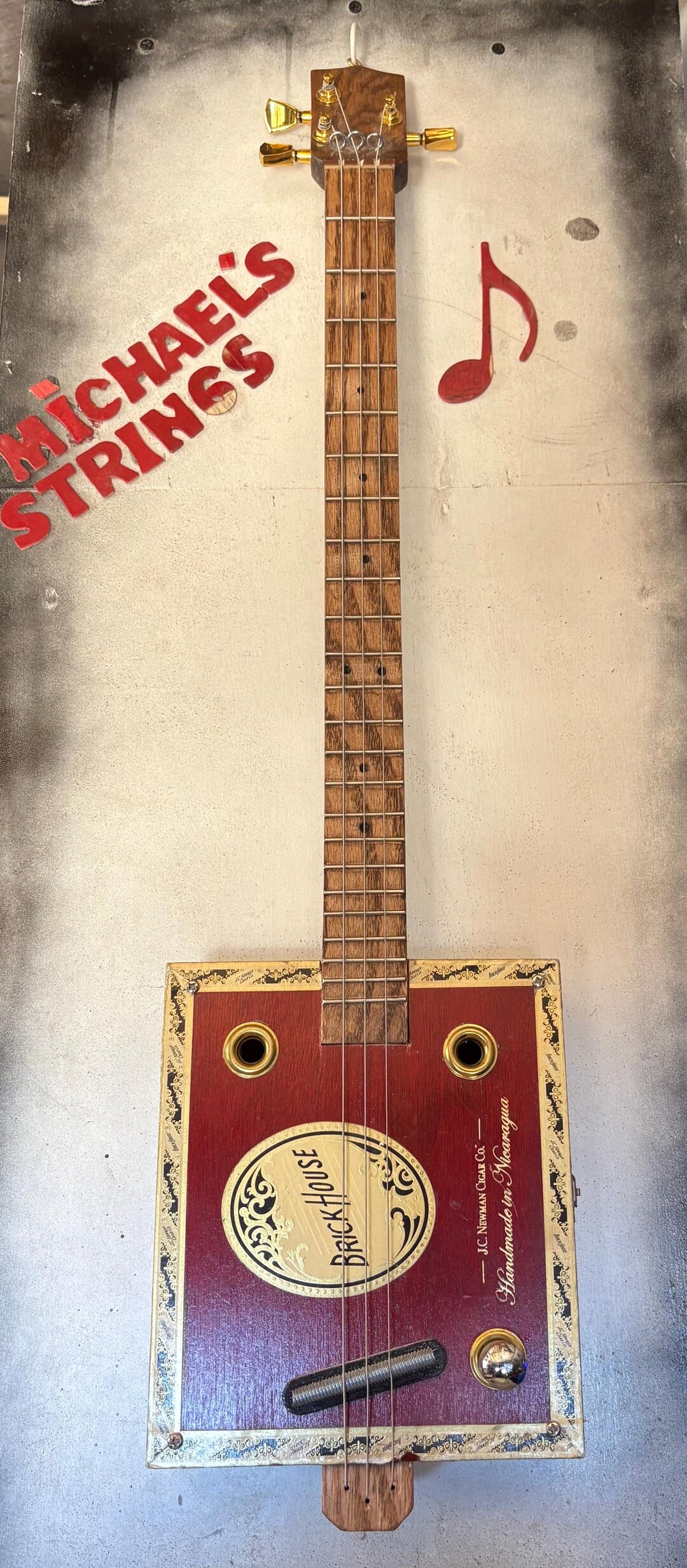 3 String Cigar Box Guitar - Etsy