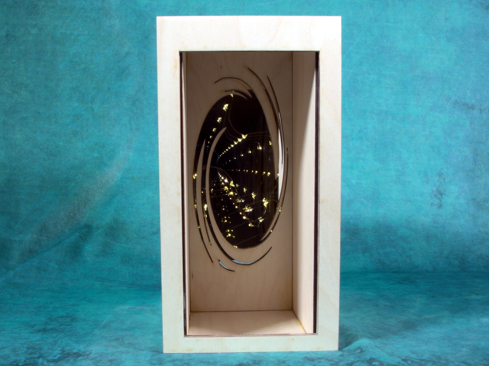 Book Nook Kit Diorama 'infinity Mirror' Diorama Book - Etsy