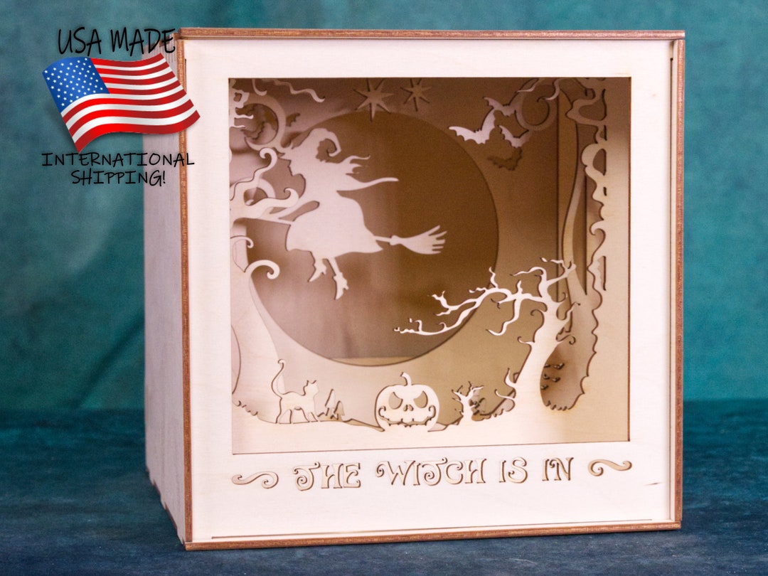 Book Nook "witch is In" (WITC), Diorama With Free Lighting, Blank ...
