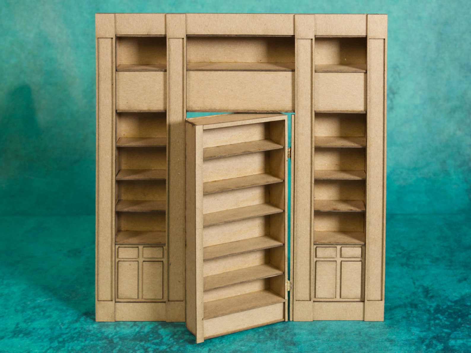 Hidden Door Library Wall With Hinged Door (LBH) - 9.25" X 9.75" Chip ...