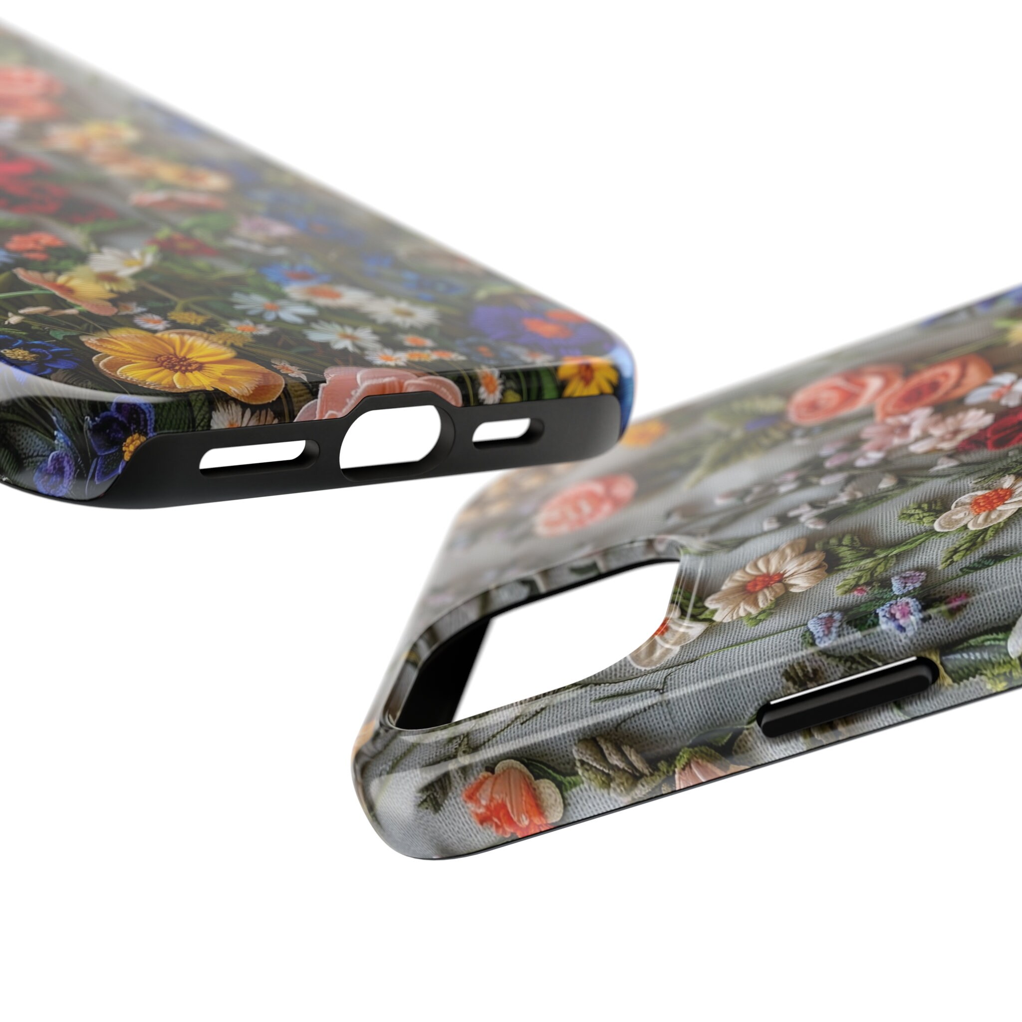 3D Wildflower Ribbon Embroidery Phone Case Floral Case WF2-1-PC - Etsy
