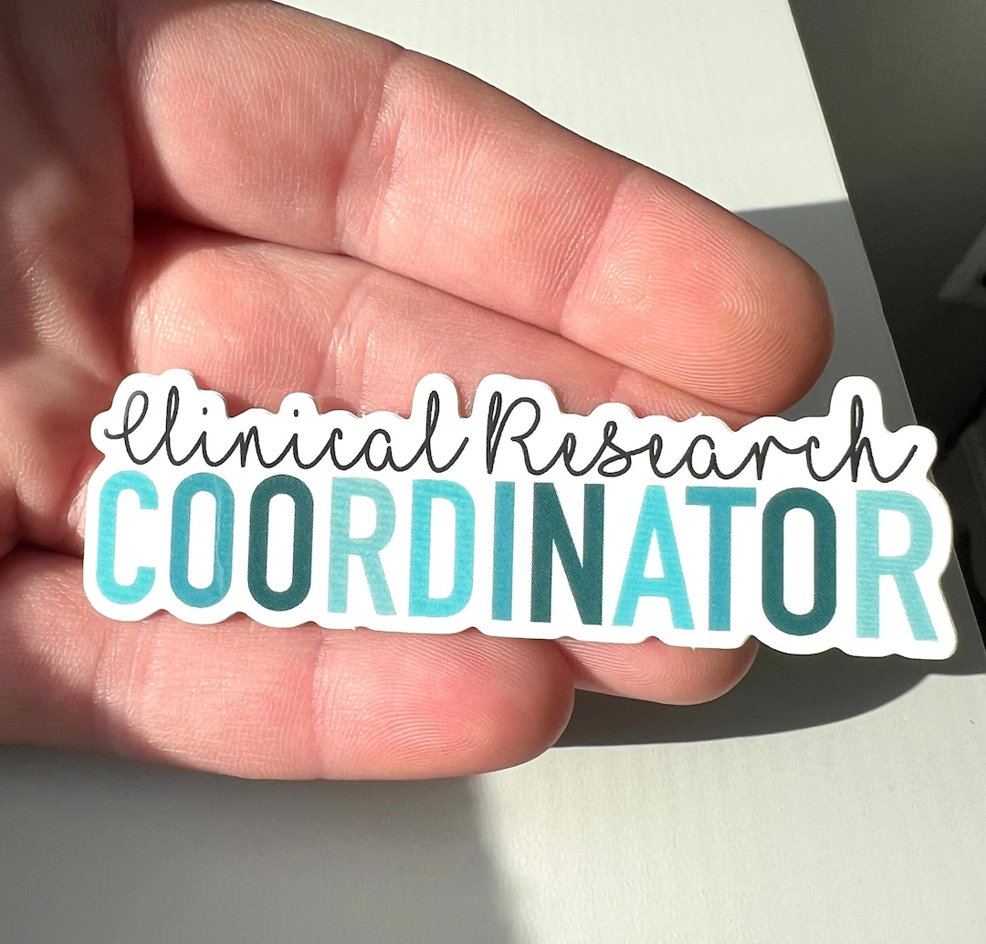 Vinyl Sticker, Decal, Waterproof, Clinical Research Coordinator Sticker ...