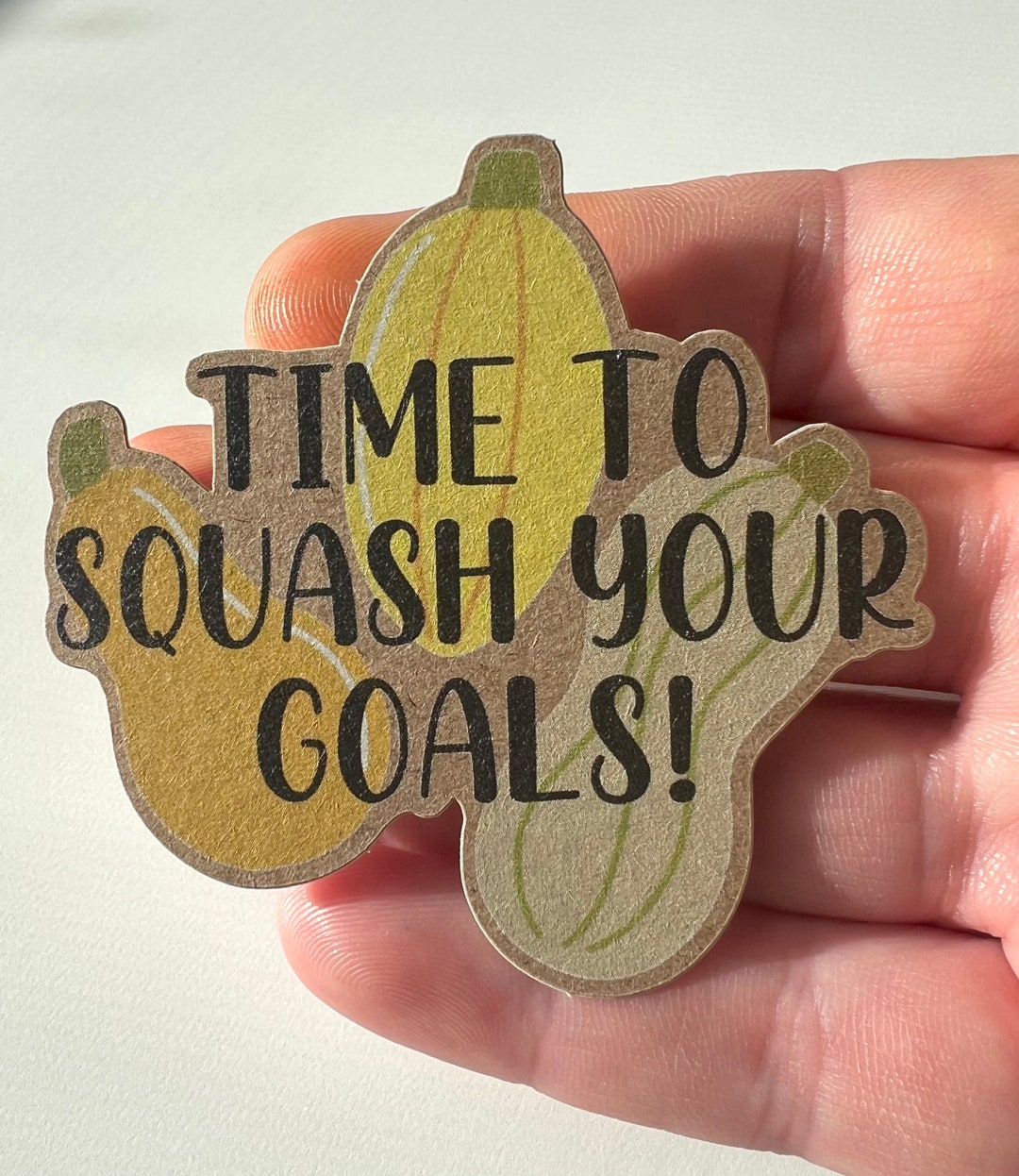 KRAFT Sticker, Decal, Waterproof, Fall Time to Squash Your Goals ...