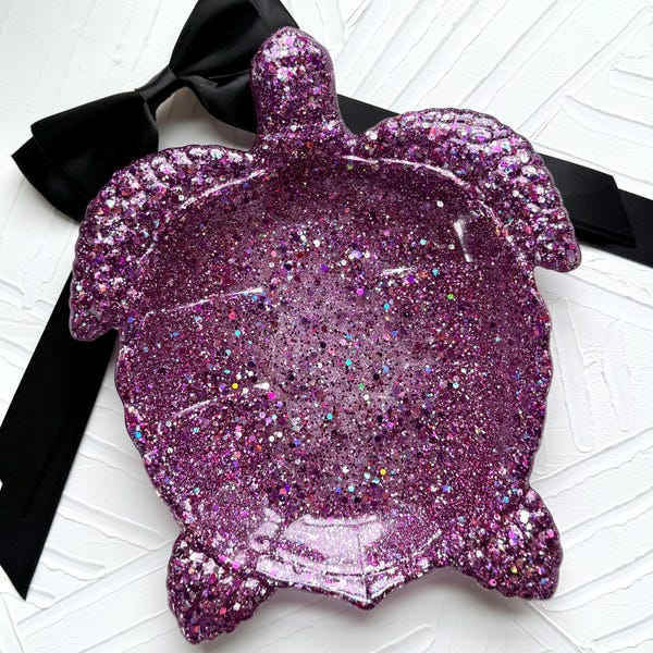 Glitter Turtle - Etsy