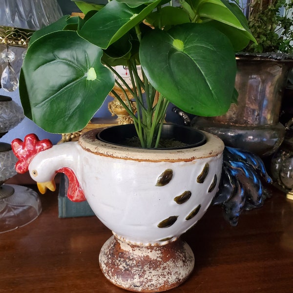 Rooster Planter - Etsy