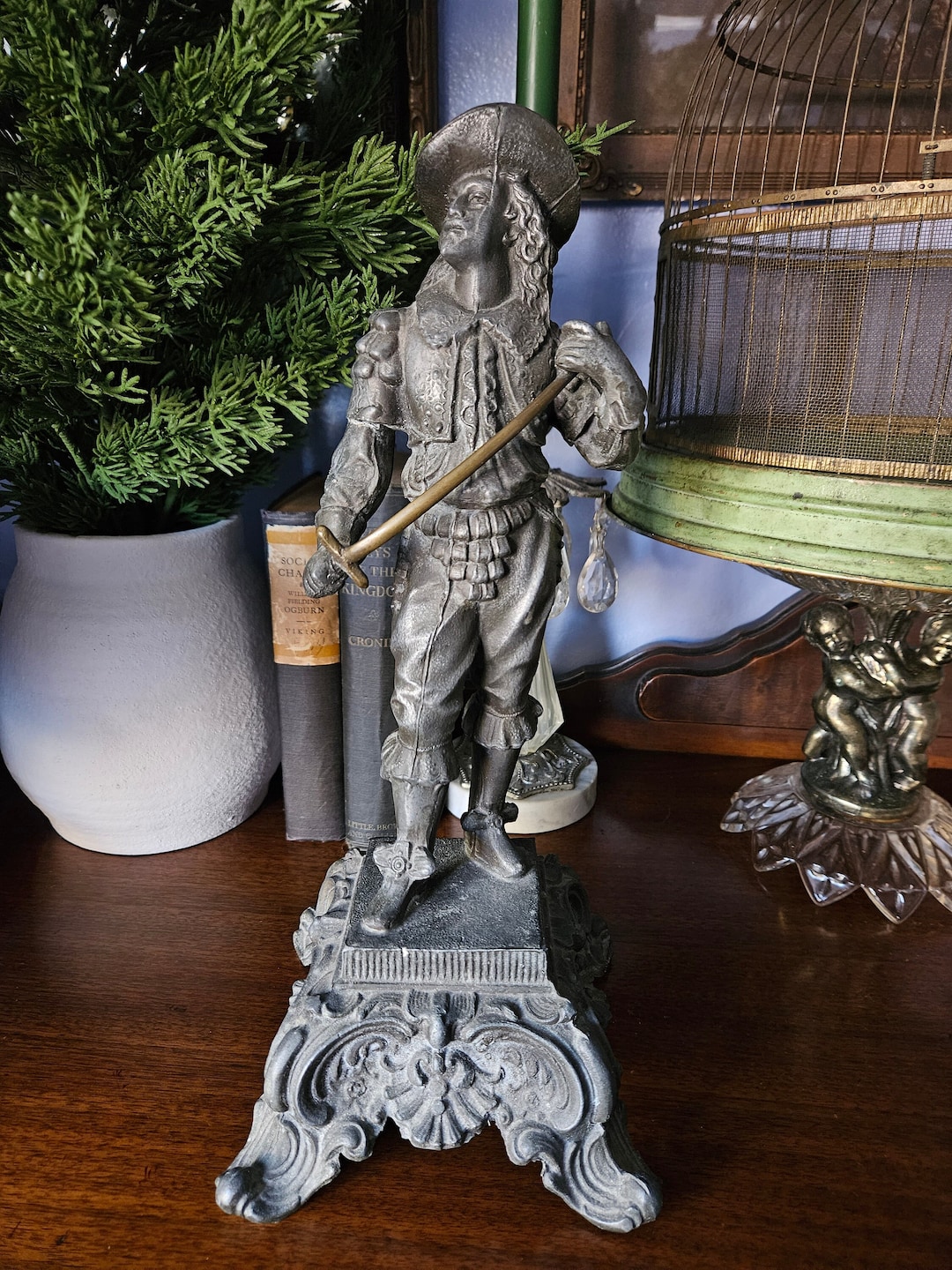 Vintage Musketeer Figure Don Juan Metal Figure Statue - Etsy