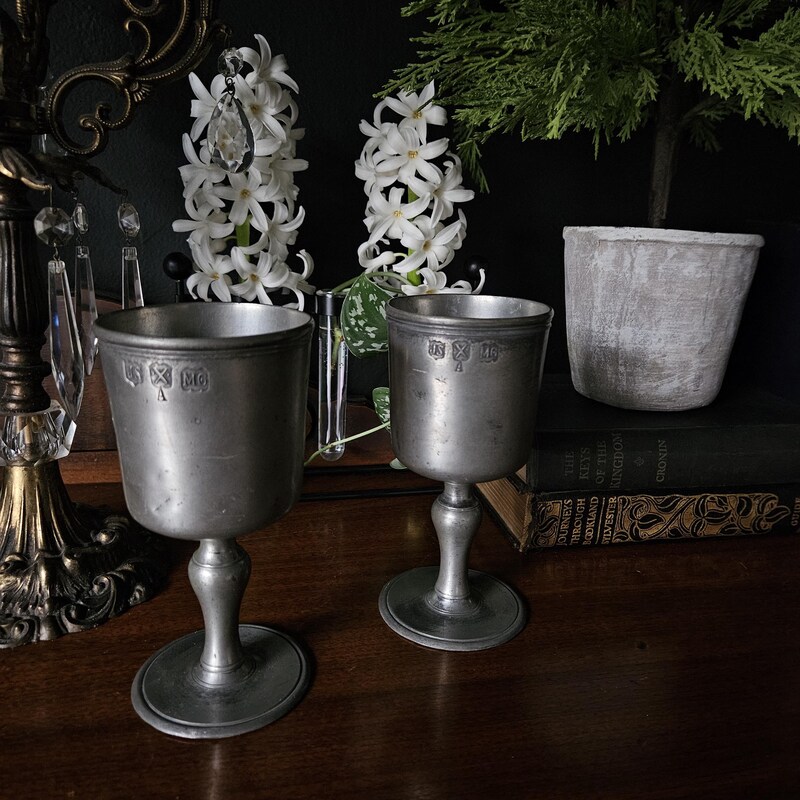 Pewter Goblet - Etsy