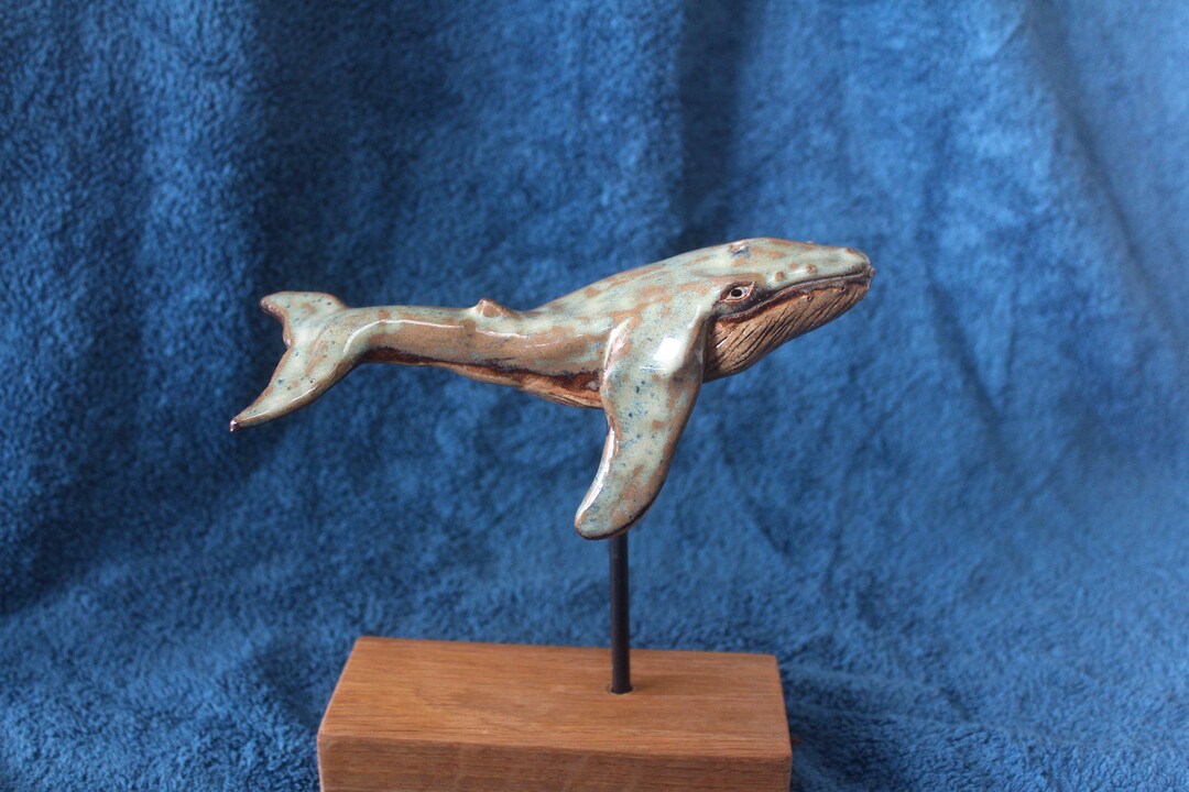 Whale Sculpture, Humpback Whale, Ceramic Whale, Handmade Whale ...