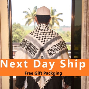 Palestine Keffiyeh Kufiya (pack of 2) Scarf Traditional Shemagh With ...