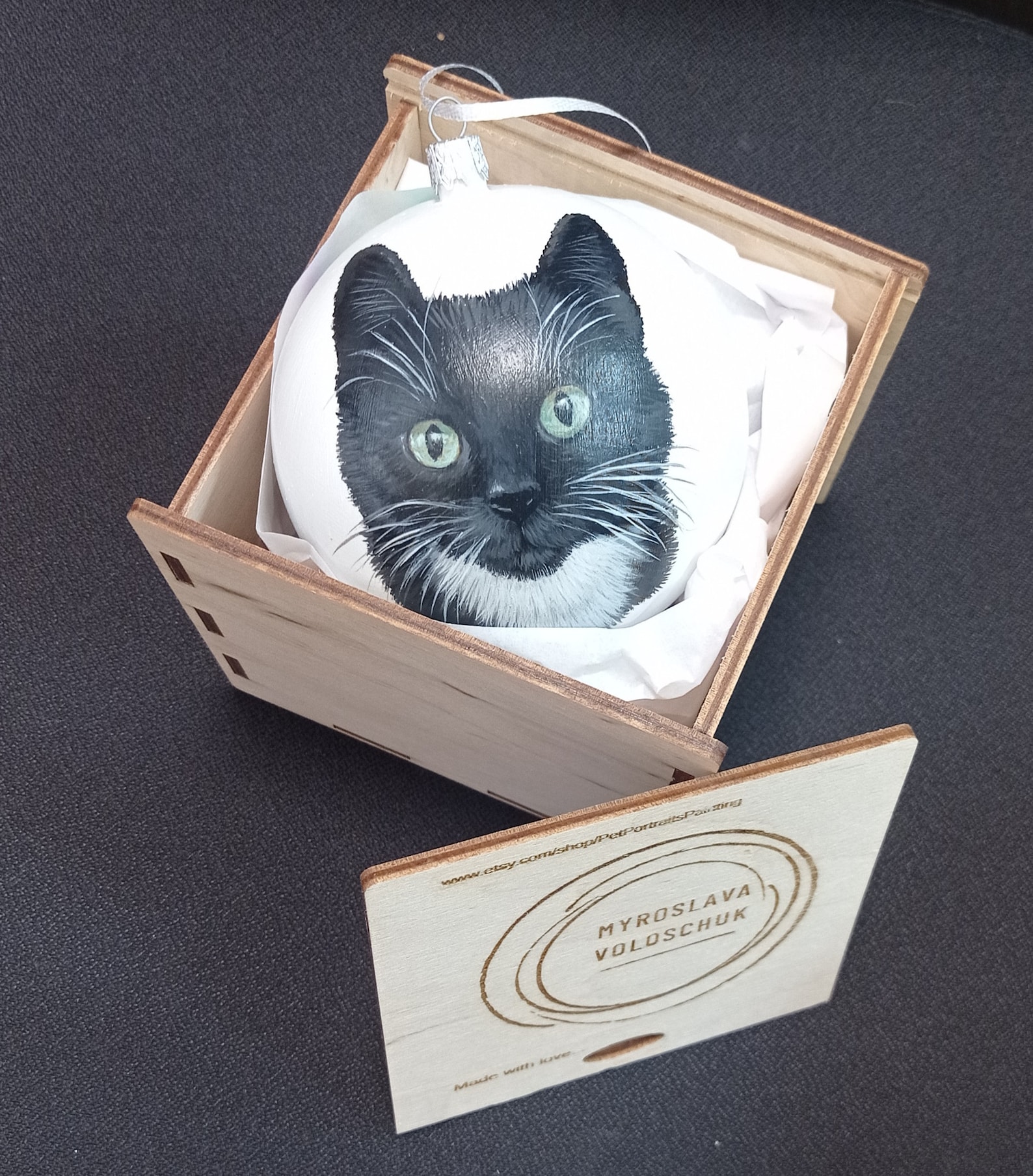 Cat Personalized Ornament Custom Pet Ornament Unique Pet Gift - Etsy