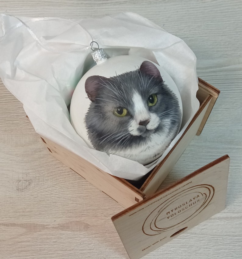 Cat Personalized Ornament Custom Pet Ornament Unique Pet Gift - Etsy