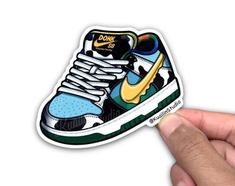Nike Dunk Low 'panda' Vinyl Sticker - Etsy