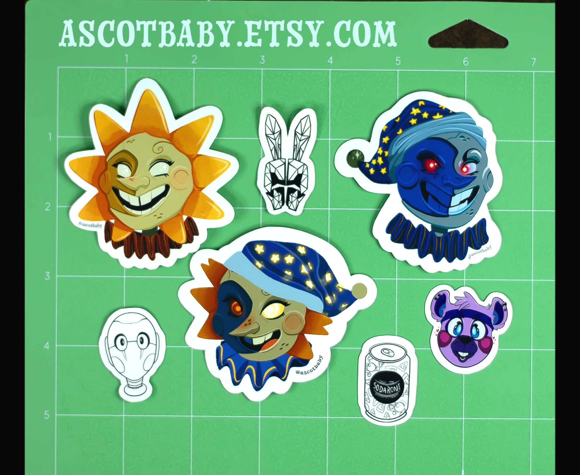 Eclipse FNAF 3 X 2 Sticker: Security Breach Ruin - Etsy