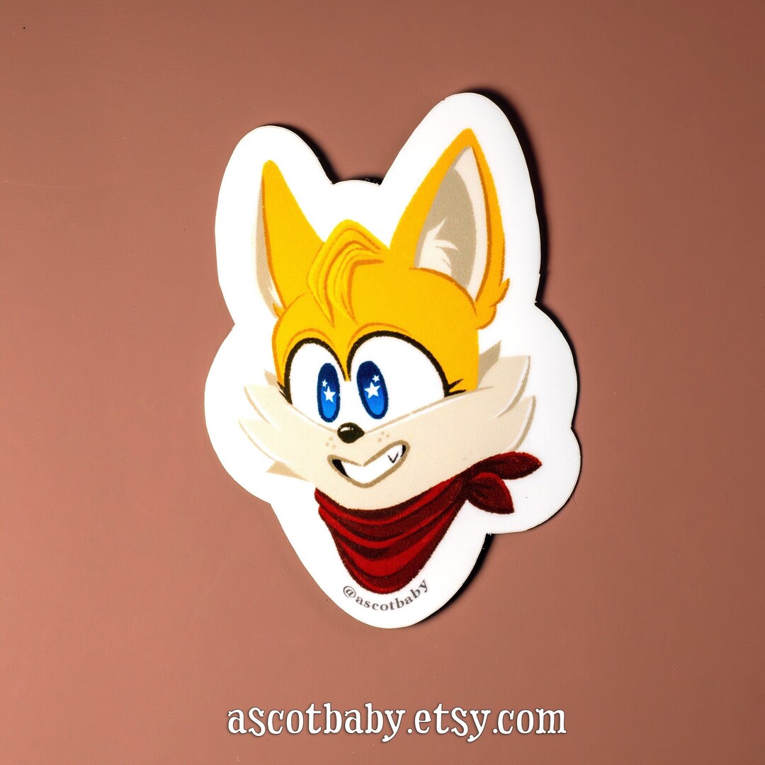Tails Vinyl Sticker 2.75” (sonic the Hedgehog) - Etsy