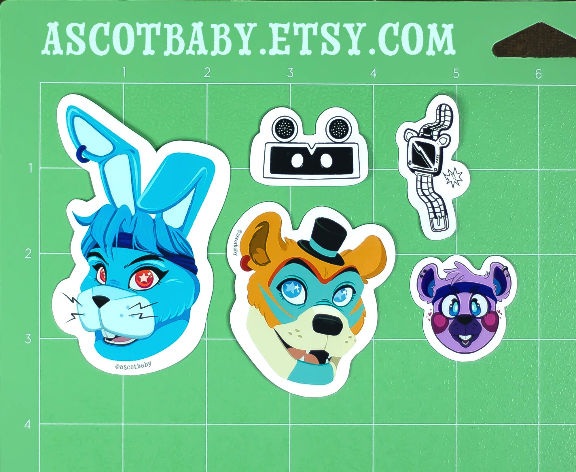 Eclipse FNAF 3 X 2 Sticker: Security Breach Ruin - Etsy