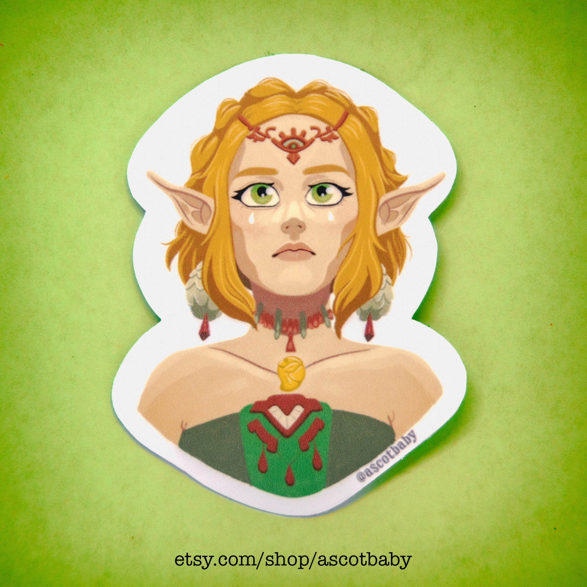 TOTK Vinyl Stickers Rauru Link Zelda Purah Koruks - Etsy