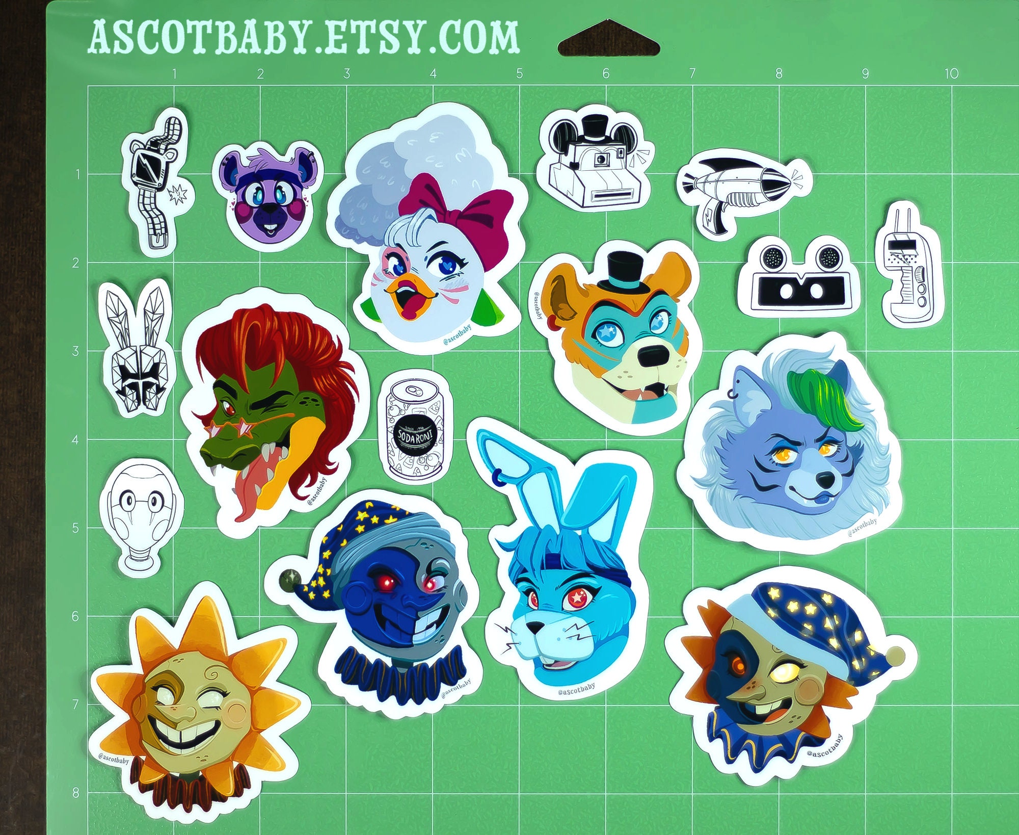 Eclipse FNAF 3 X 2 Sticker: Security Breach Ruin - Etsy