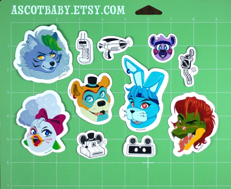 Eclipse FNAF 3 X 2 Sticker: Security Breach Ruin - Etsy