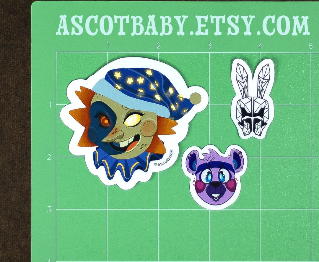 Eclipse FNAF 3 X 2 Sticker: Security Breach Ruin - Etsy