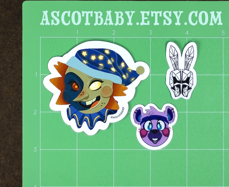 Eclipse FNAF 3 X 2 Sticker: Security Breach Ruin - Etsy