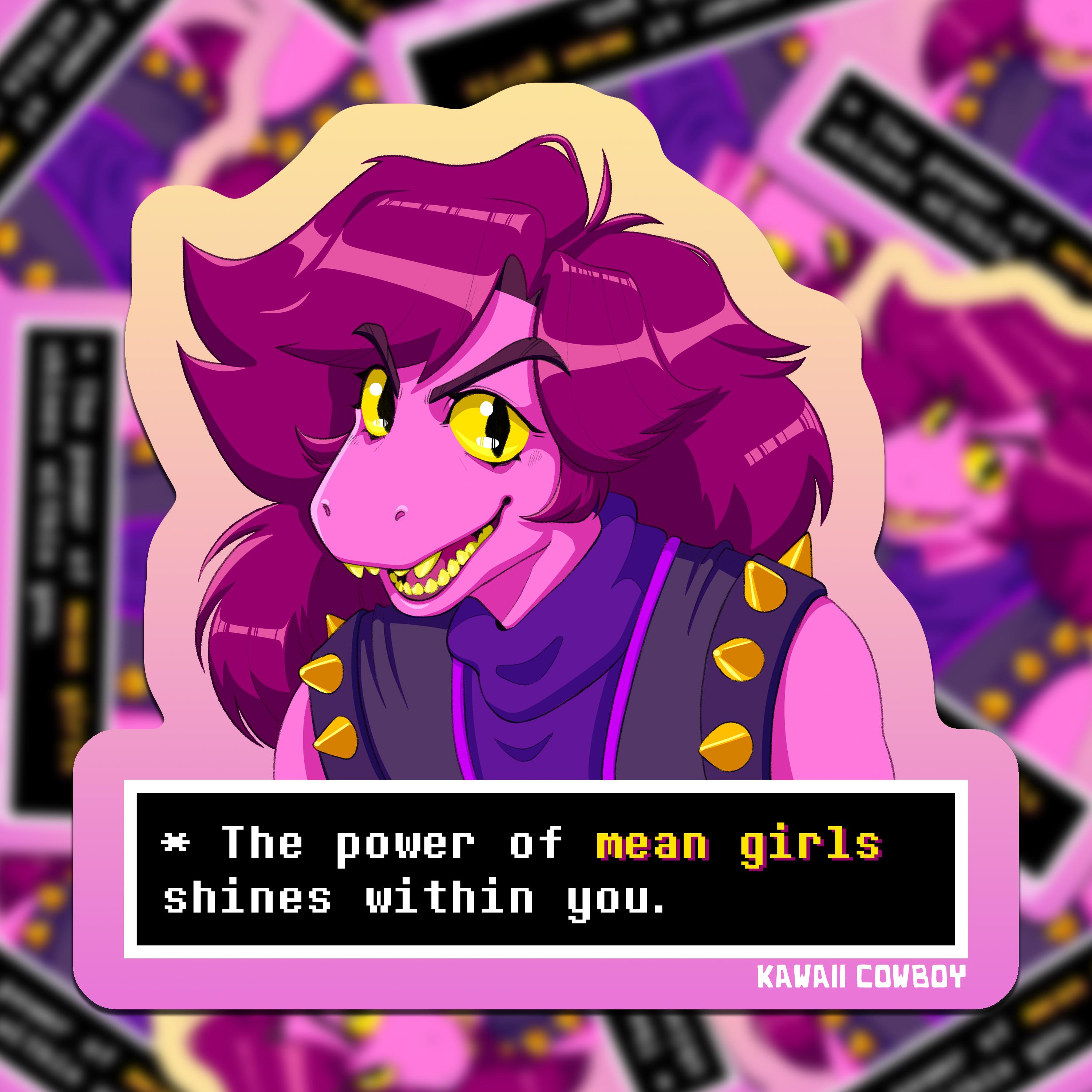 Deltarune Undertale Sticker Pack, Fun Gang, Spamtenna, Susie Noelle ...