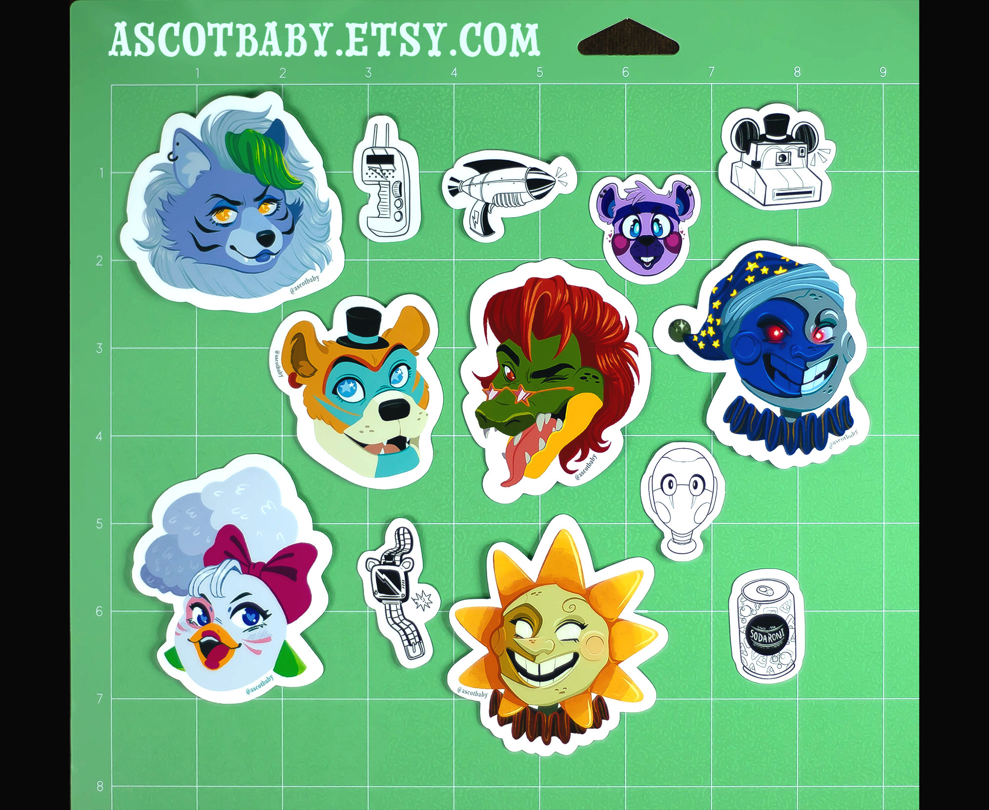 Eclipse FNAF 3 X 2 Sticker: Security Breach Ruin - Etsy