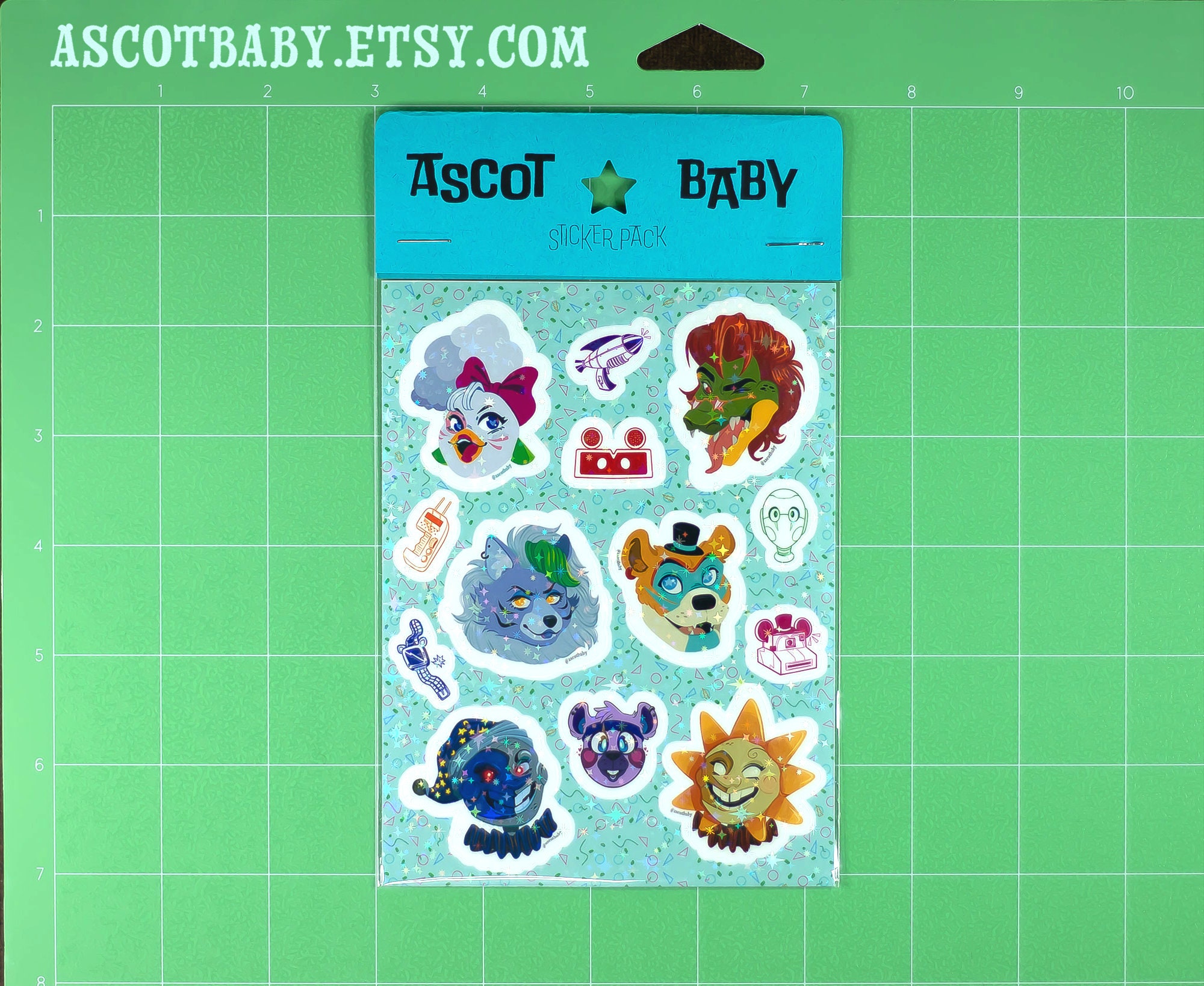 Glamrock Roxy FNAF 2.5 X 2.5 Sticker Security - Etsy