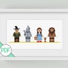 Cross Stitch Pattern: Collection of Star Characters, PDF INSTANT ...
