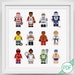 Collection of Sports Character, Cross Stitch Pattern, PDF INSTANT ...