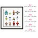 Cross Stitch Pattern: Collection of Animated Characters, PDF INSTANT ...