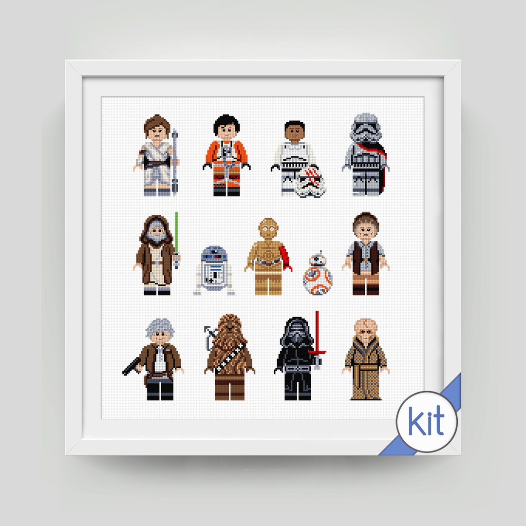 Cross Stitch Kit: Collection of Star Characters Sequel, New - Etsy UK
