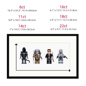 Sci Fi Characters Cross Stitch Pattern, PDF INSTANT DOWNLOAD - Etsy