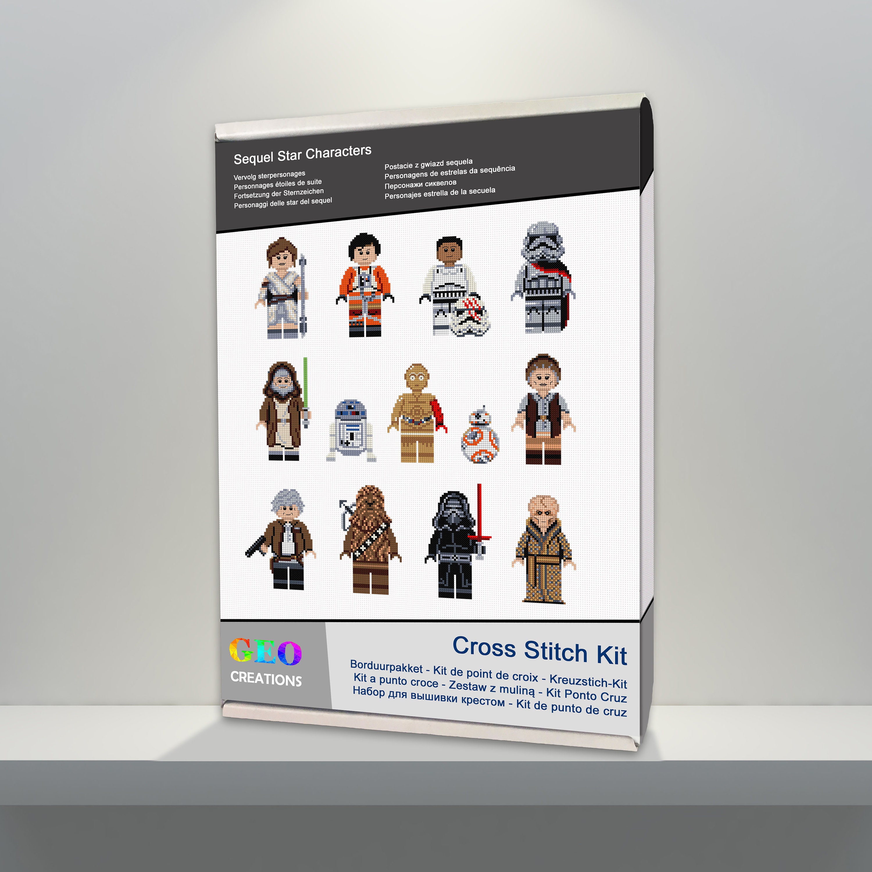 Cross Stitch Kit: Collection of Star Characters Sequel New | Etsy UK