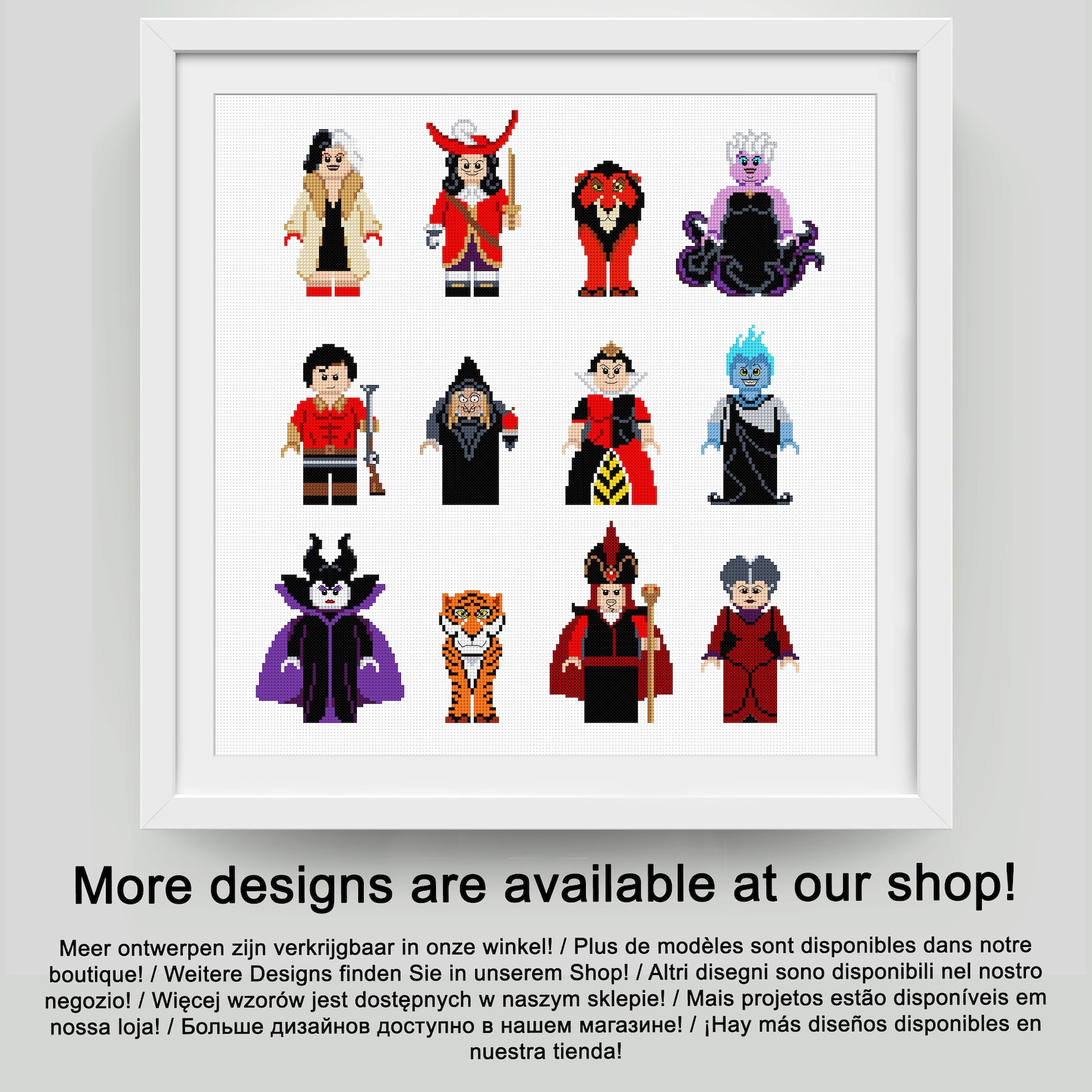 Animated Characters Cross Stitch Pattern PDF INSTANT DOWNLOAD - Etsy