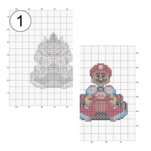 Cross Stitch Pattern: Go-kart Characters, PDF INSTANT DOWNLOAD - Etsy