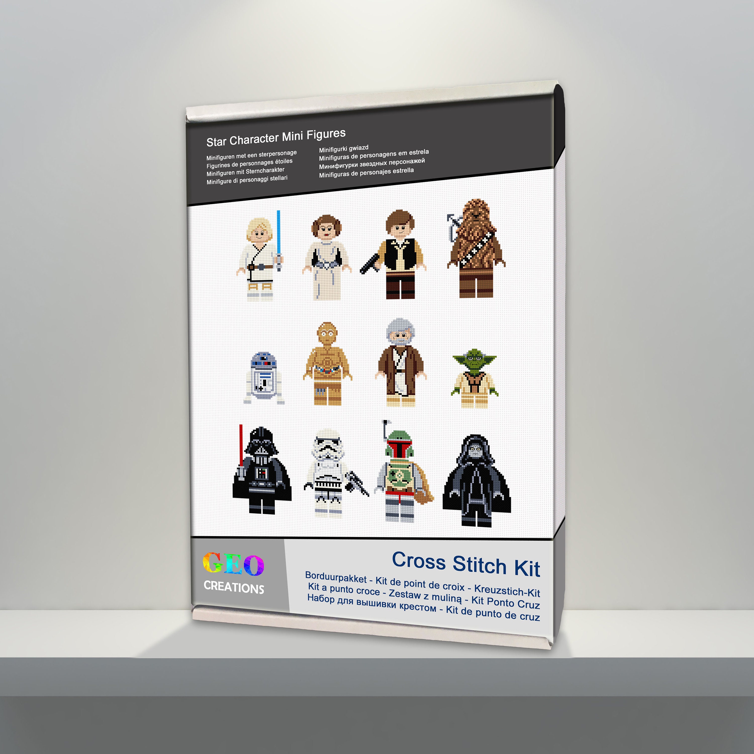 Cross Stitch Kit: Collection of Star Characters - Etsy UK