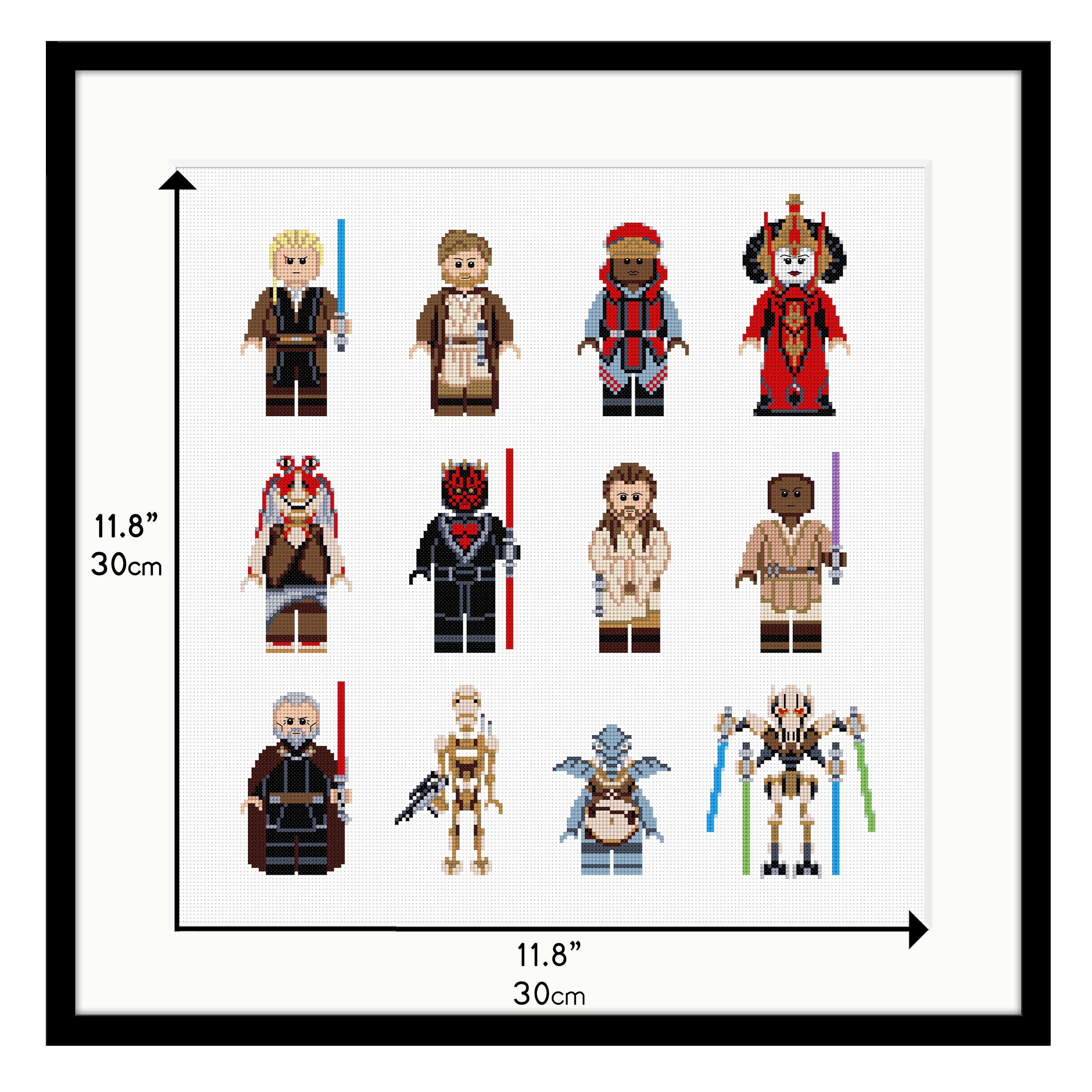 Cross Stitch Kit: Collection of Star Characters Prequel - Etsy UK