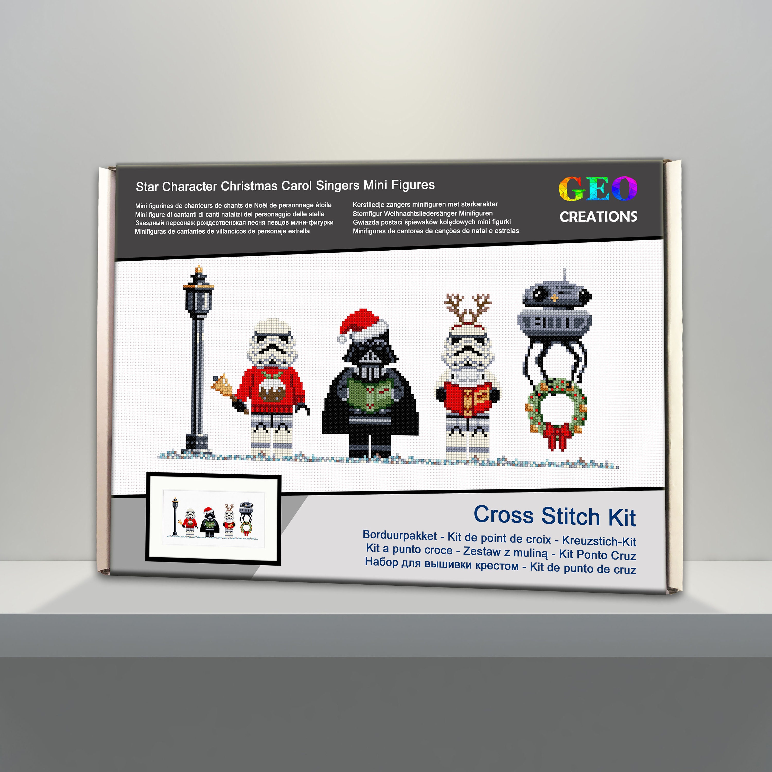 Cross Stitch Kit: Star Character Christmas Carol Singers - Etsy UK
