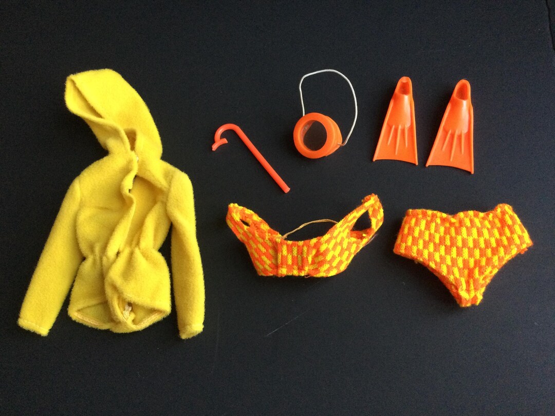 Barbie Scuba Dos Mint 1970 HTF Twiggy Variation - Etsy