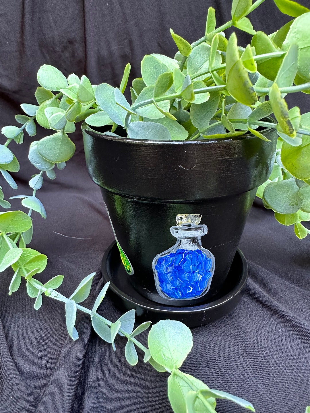 Potion Pot, Potion Planter, Spell Bottle Plant Pot, Witchy Planter ...