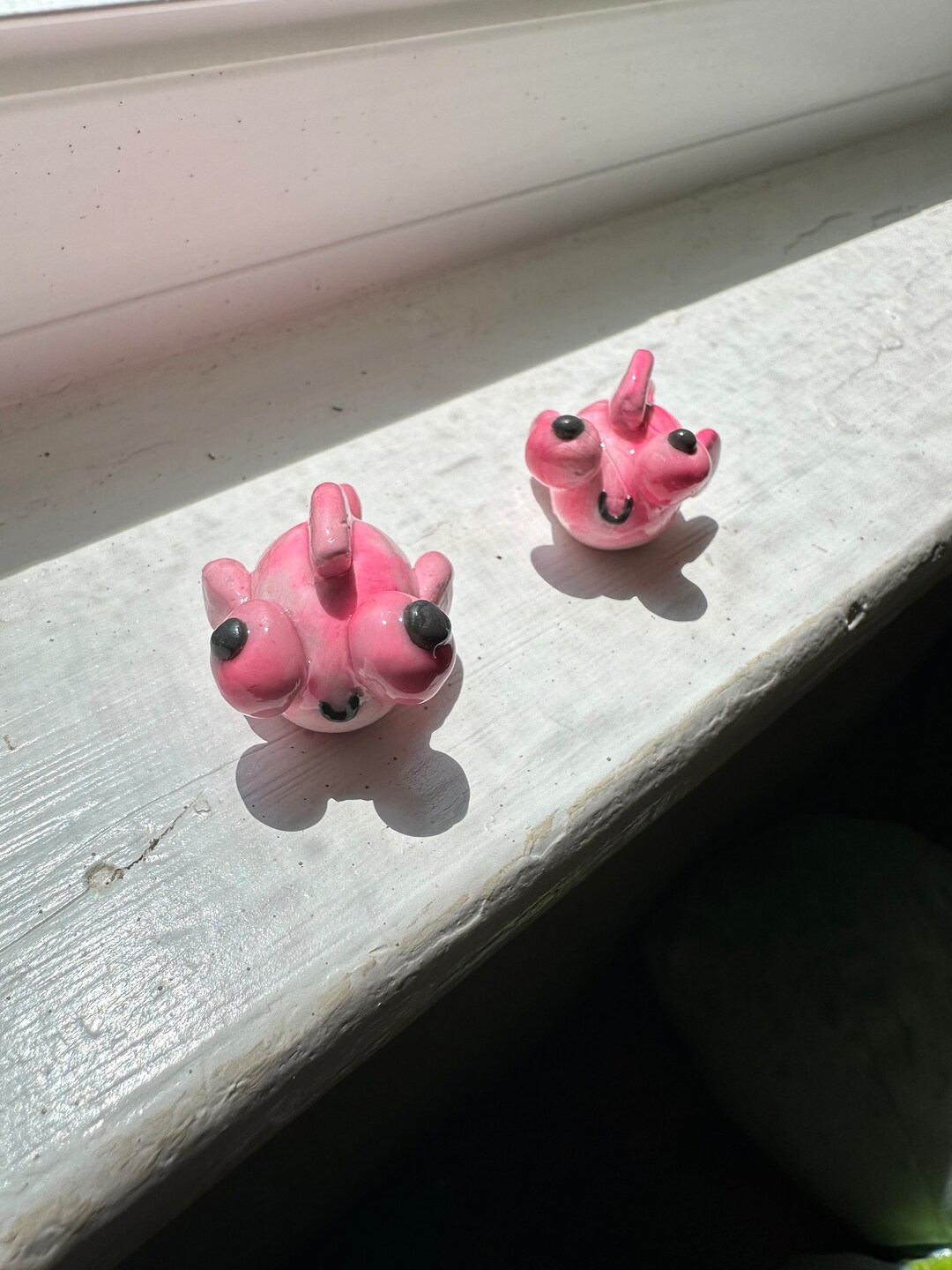 Goldfish Clay Sculpture - Pink Goldfish Desk Pal - Pink Goldfish ...