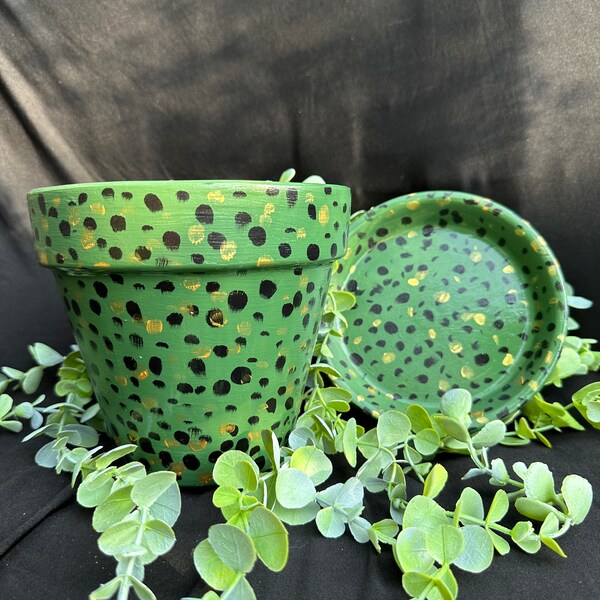 Dalmatian Plant Planter - Etsy