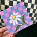 Checker Flower Painting Original Painting Original Flower Painting ...