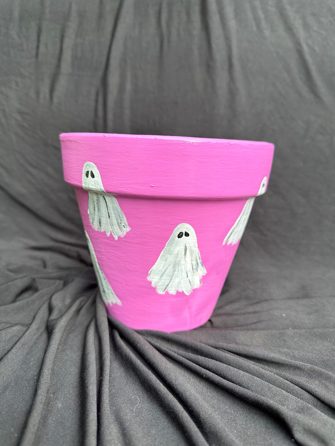 Pink Ghost Pot, Pink Ghost Planter, Cute Ghost Plant Pot, Cute Ghost ...